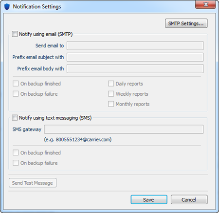 Monitoring SPX Backup Jobs
