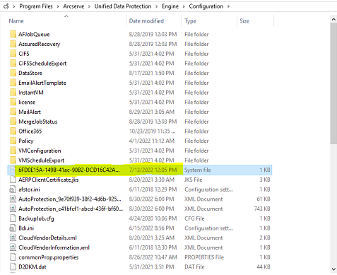 Unable to browse recovery Points
